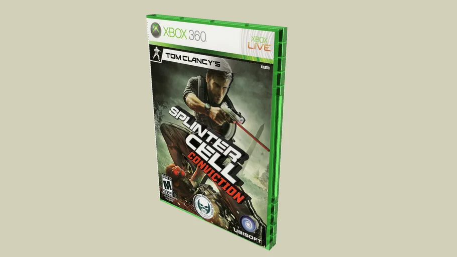 Splinter Cell Conviction Xbox Case 3D Feature] | 3D Warehouse