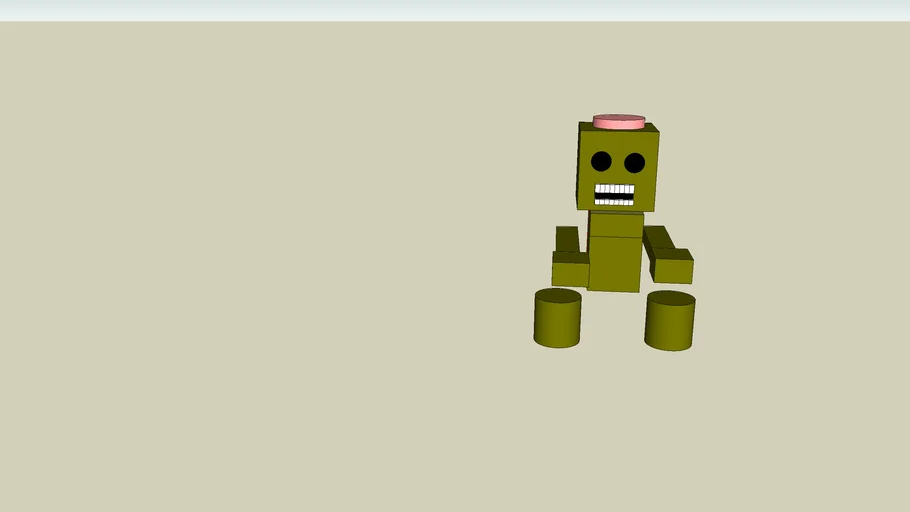 Zombie Cube Man | 3D Warehouse