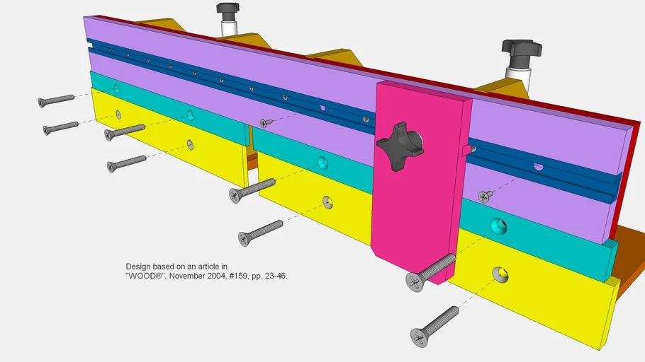 Do-it-all Router Table Fence | 3D Warehouse