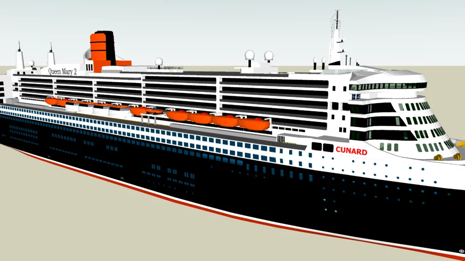 RMS Queen Mary 2 | 3D Warehouse