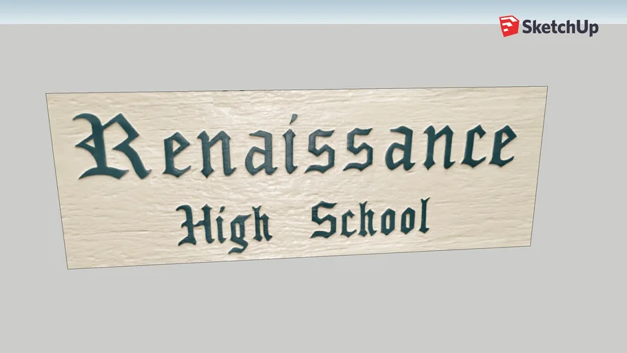 RHS Sign | 3D Warehouse