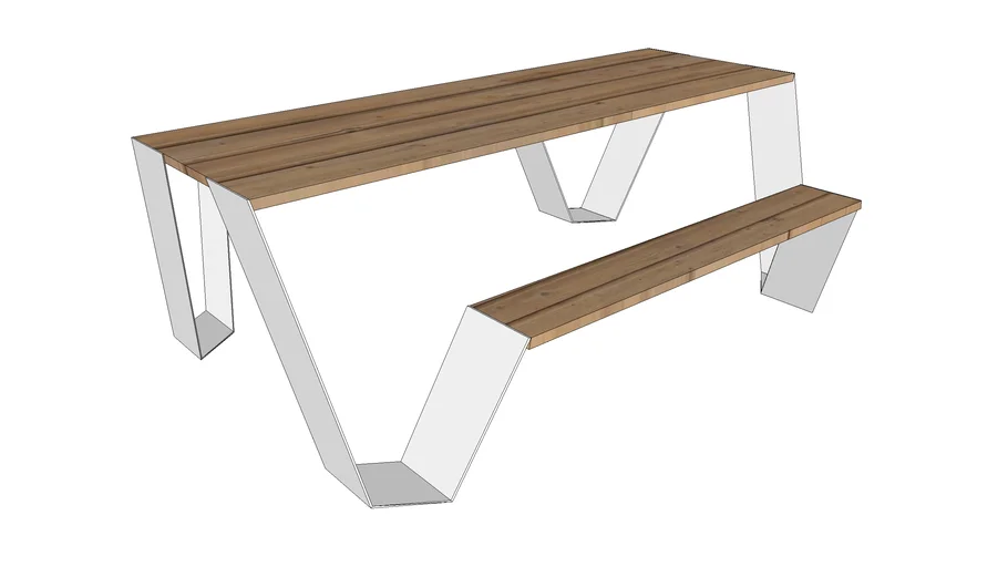 Bench Modern | 3D Warehouse