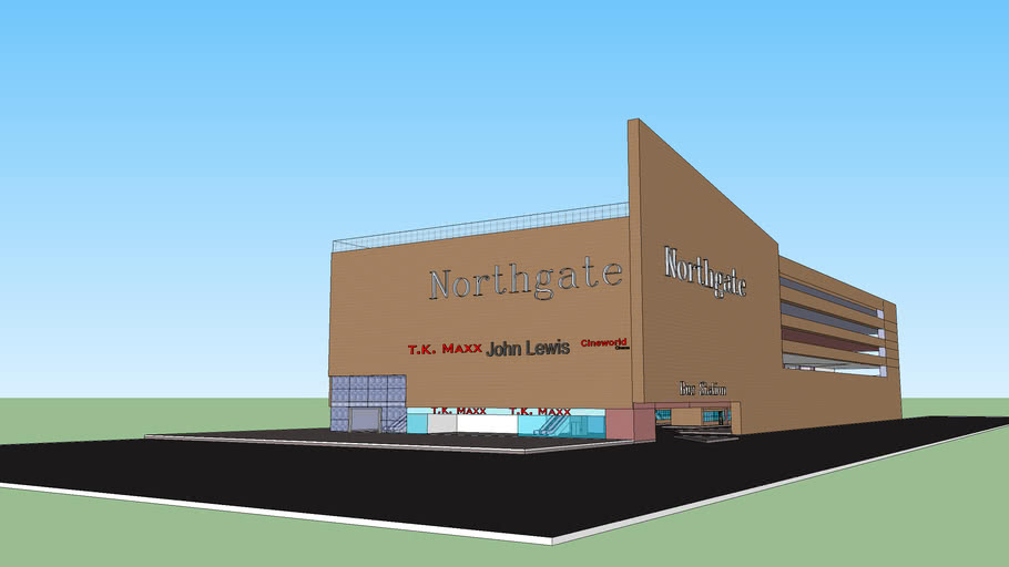 Shopping Centre with Interchange | 3D Warehouse