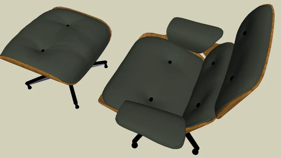 Charles Eames Lounge Chair | 3D Warehouse