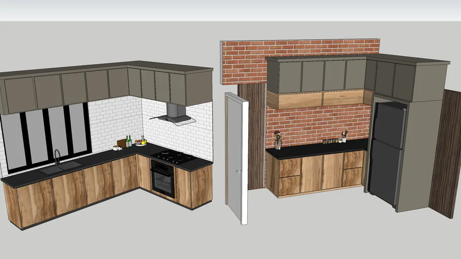 WET KITCHEN CABINET | 3D Warehouse
