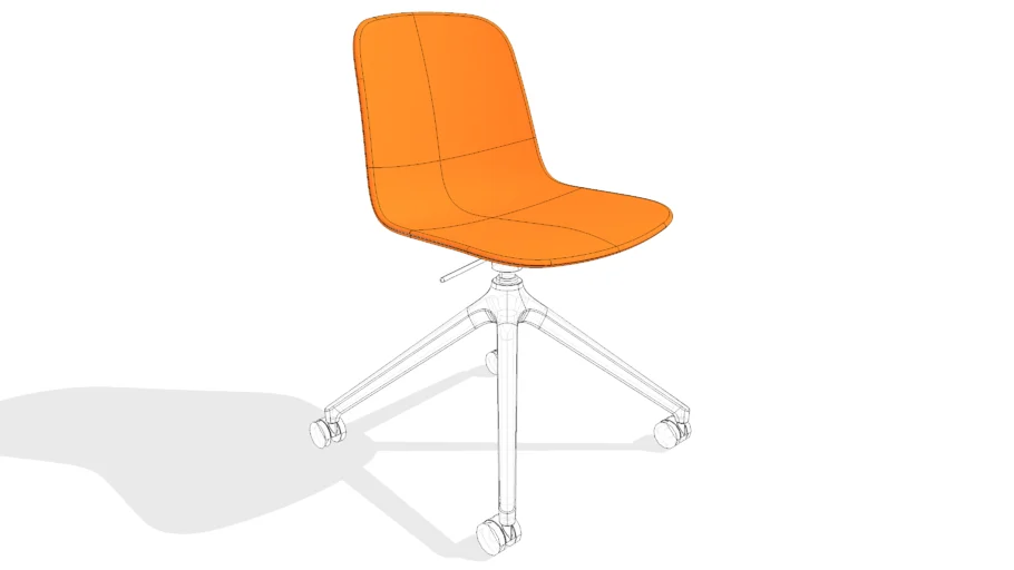 Loria_Chair_Trestle_Base | 3D Warehouse