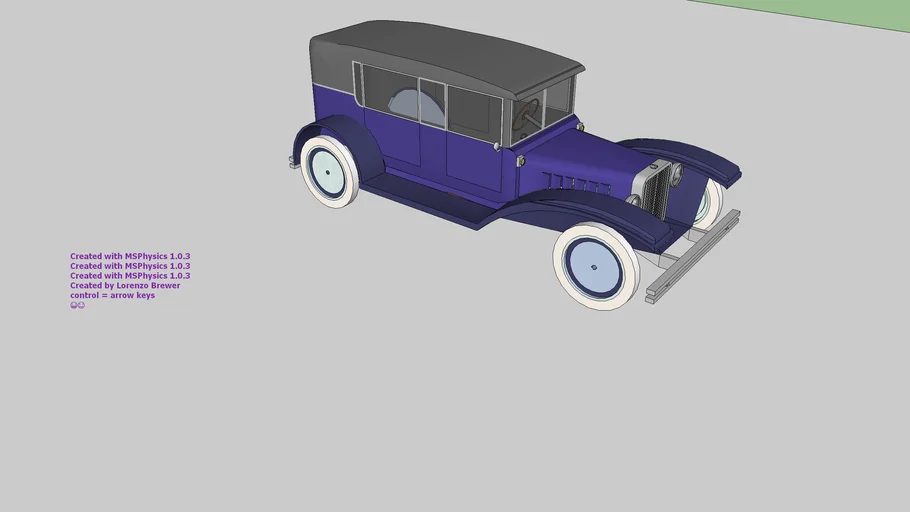 ms physics car | 3D Warehouse