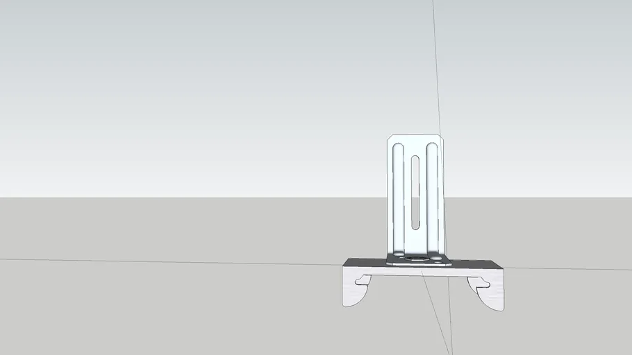 Simpson STC with Hat Channel Bracket | 3D Warehouse