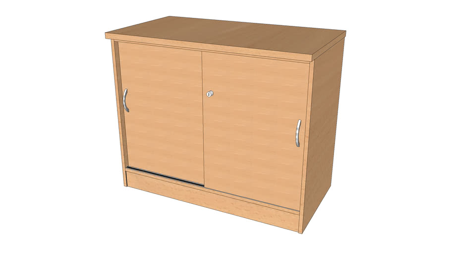 Sliding Door Cabinet | 3D Warehouse