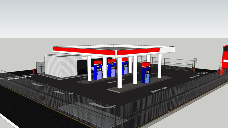 Petrol Pump | 3D Warehouse
