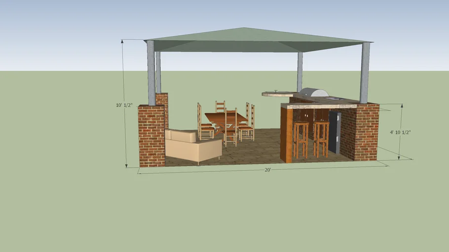 Outdoor Kitchen | 3D Warehouse