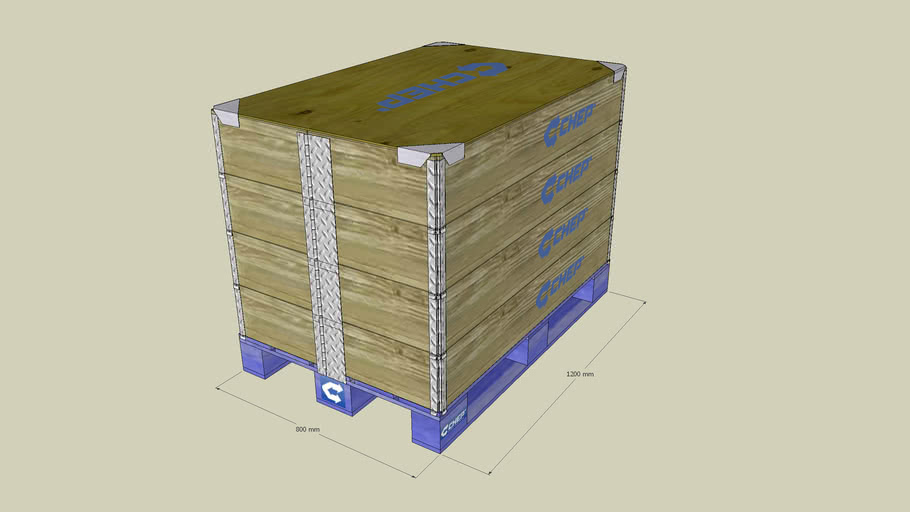 CHEP Pallet | 3D Warehouse