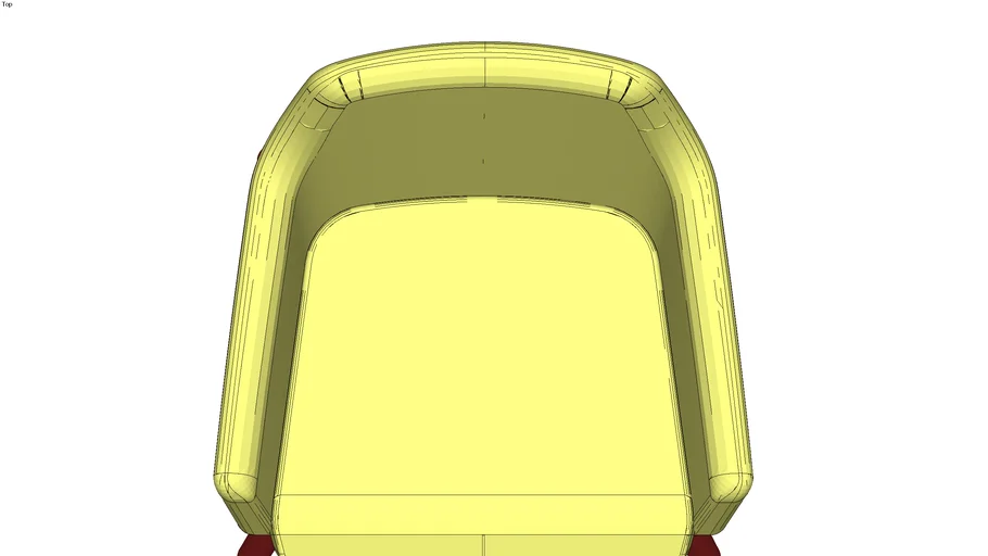 Boss Design Toto high back wooden leg | 3D Warehouse