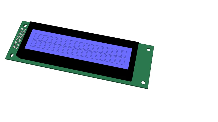 20 x 2 LCD | 3D Warehouse