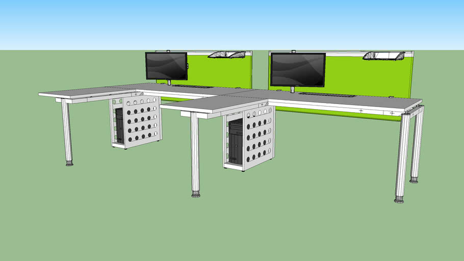 NET Desking-2 | 3D Warehouse