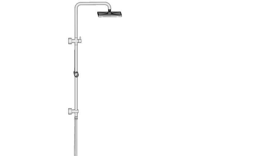 SQUARE TWIN SHOWER | 3D Warehouse