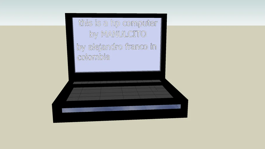 portable computer | 3D Warehouse