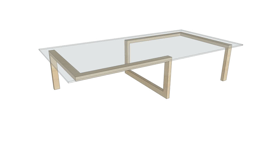 modern coffee table | 3D Warehouse