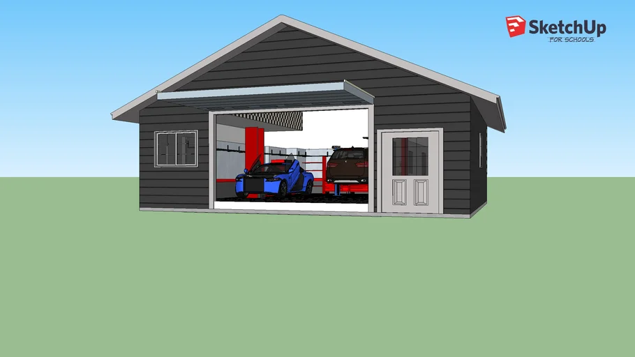 Google Sketchup Garage Tie Clasp Plant In Google Sketchup Download