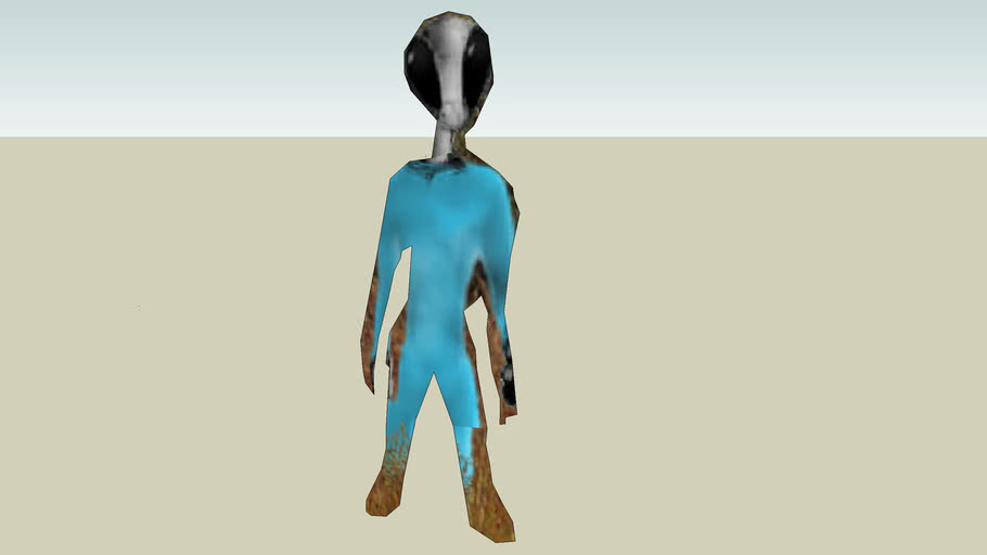 2D alien | 3D Warehouse