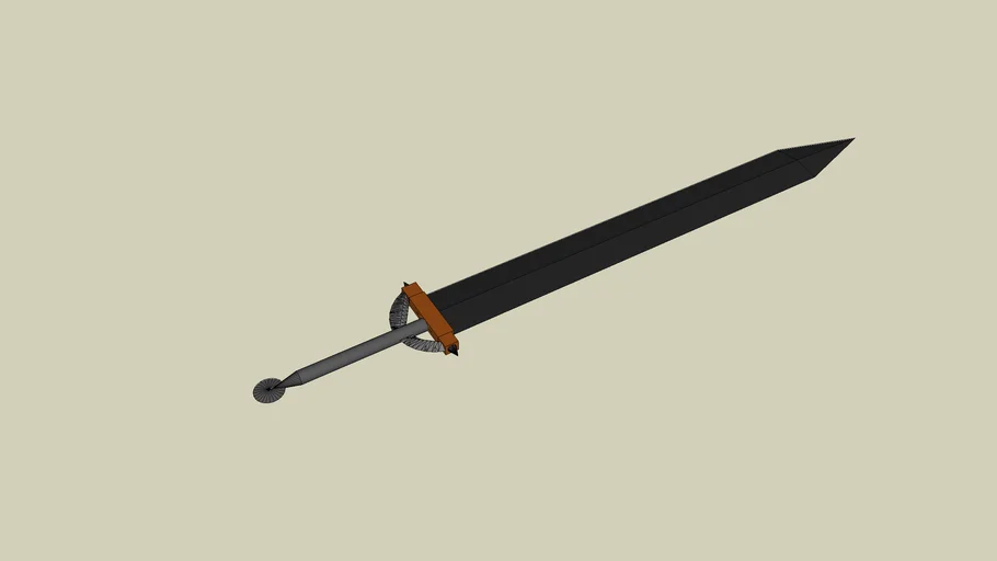 Long Sword model (Refined | 3D Warehouse
