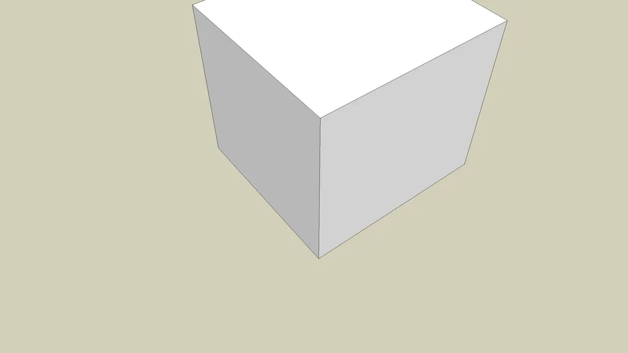 Cube | 3D Warehouse