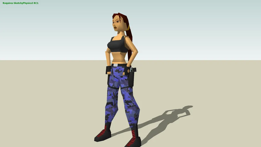 Lara Croft - TOMB RAIDER III - Nevada PS1 | 3D Warehouse