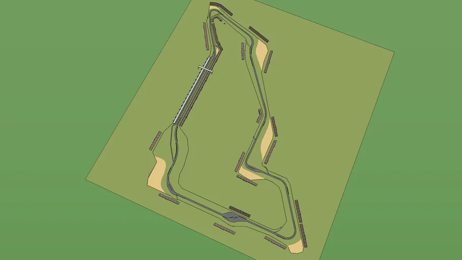 Detailed Formula One Circuit | 3D Warehouse