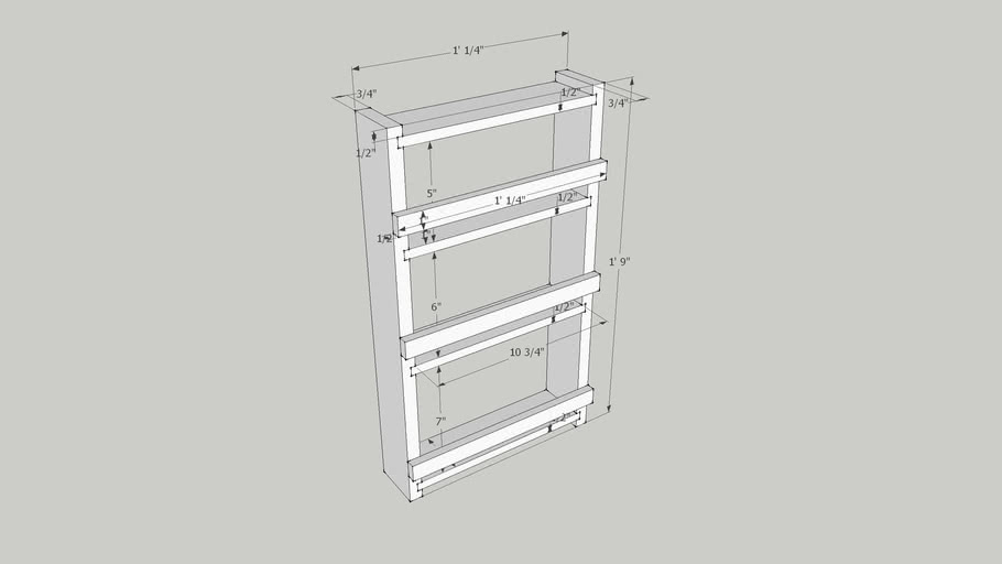 Spice Rack | 3D Warehouse