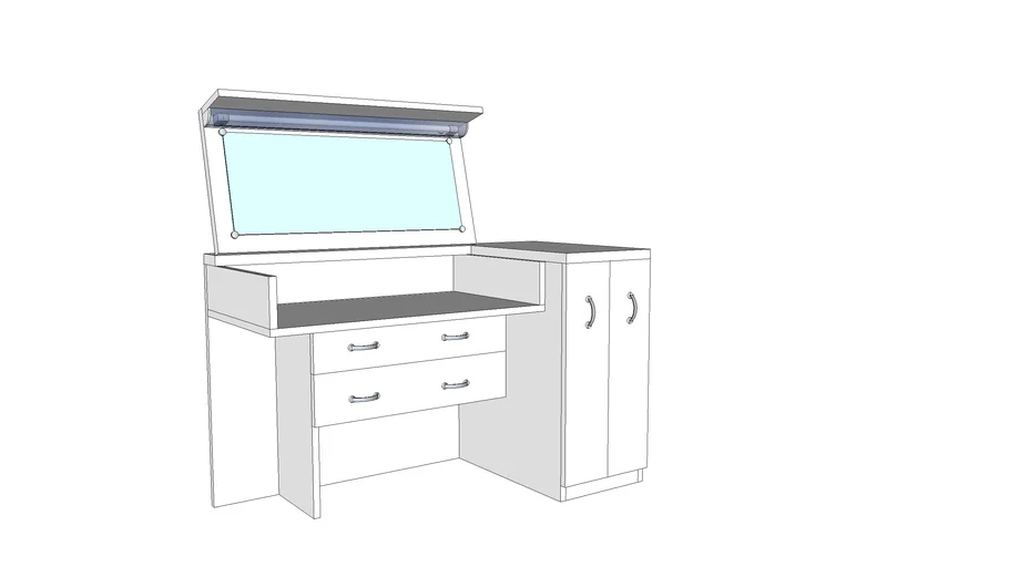 Make up table | 3D Warehouse