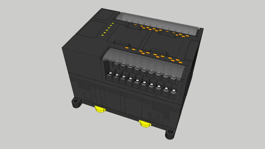 Omron PLC CP1E-N30DR | 3D Warehouse