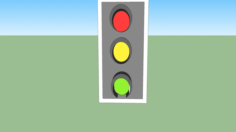 ENGLISH TRAFFIC LIGHT | 3D Warehouse