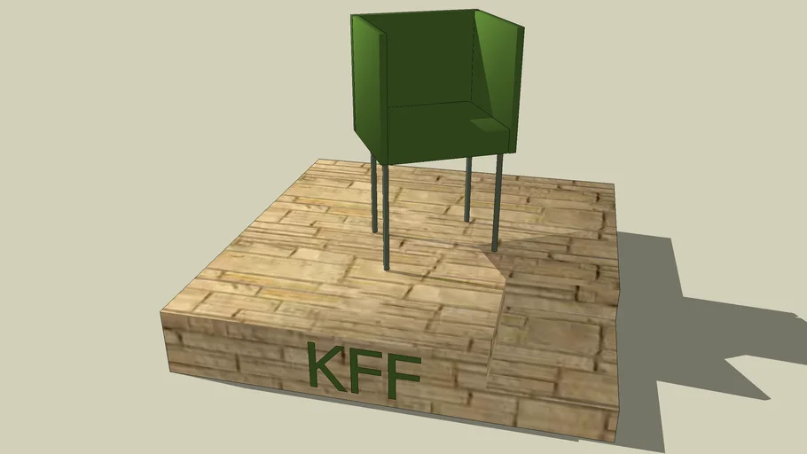 KFF Cube Armchair | 3D Warehouse