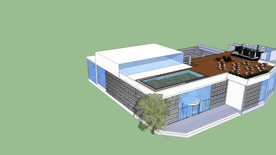 clubhouse exterior | 3D Warehouse