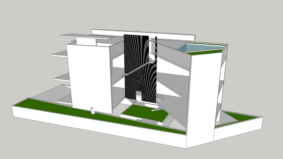 Angelo Bucci - Casa no Jardim Europa | 3D Warehouse