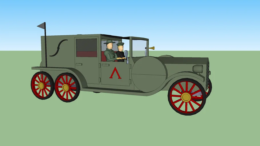 Rourke's command car | 3D Warehouse