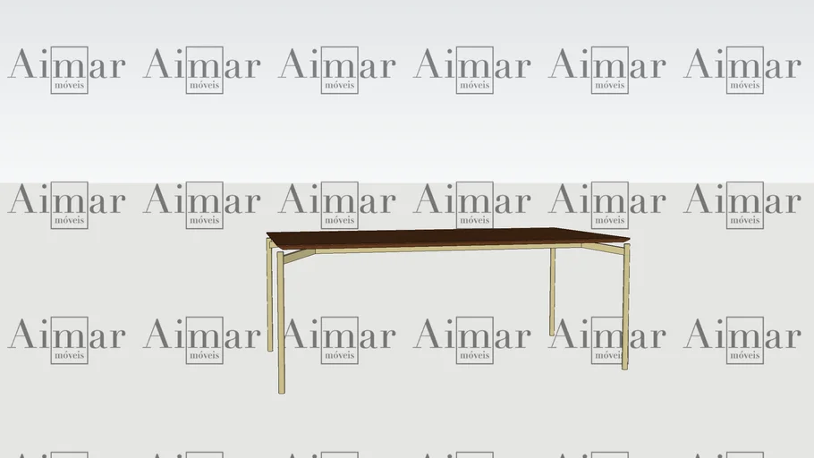 (A/B) MESA DE JANTAR POLY MOEDA - SIER | 3D Warehouse