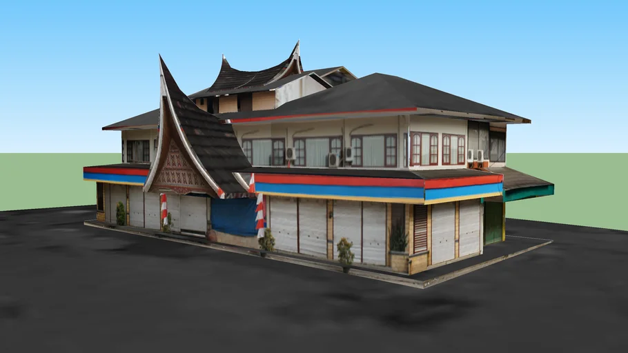 Pertokoan 07 (Sari Guci) | 3D Warehouse