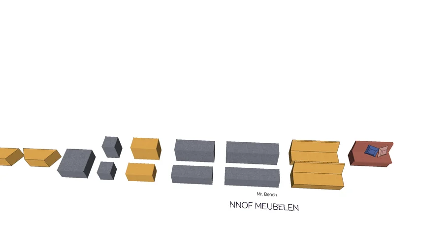 NNOF Mr Bench | 3D Warehouse