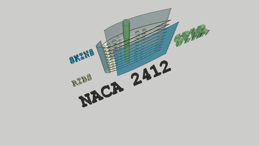 NACA 2412 Example Wing | 3D Warehouse
