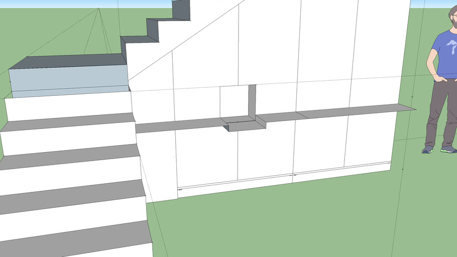 Under Stair storage and tool cubby for a workshop space. | 3D Warehouse