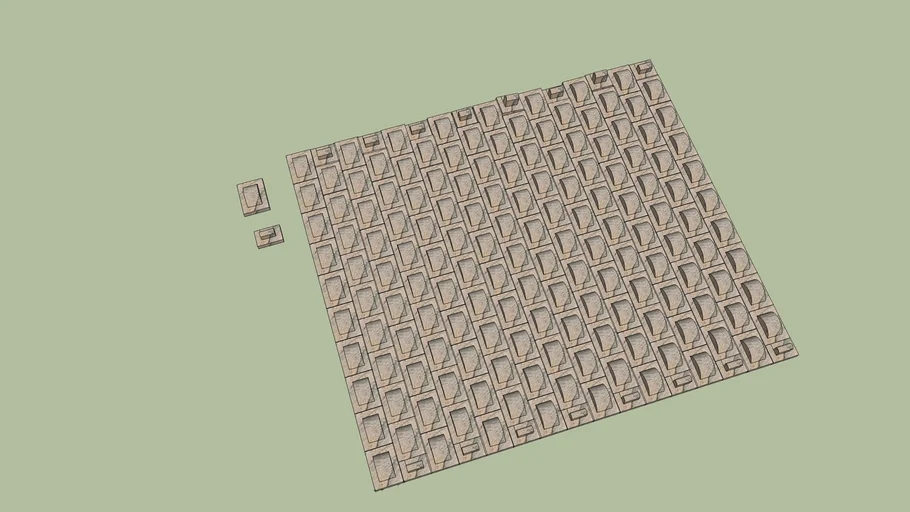 Granite wall cladding design_arc alternate disign | 3D Warehouse