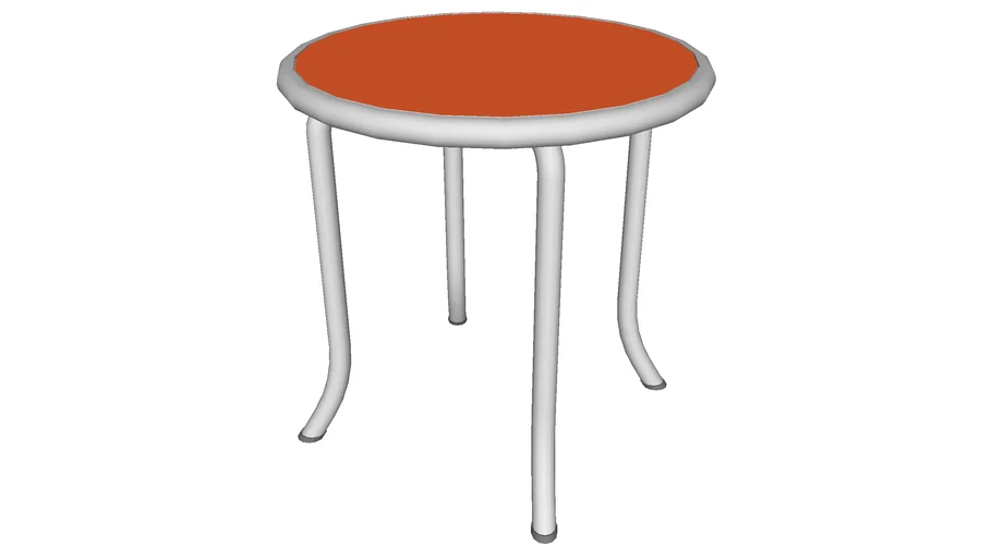 4 Leg Stool - Detailed | 3D Warehouse