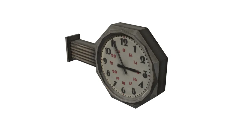 Train Station Clock | 3D Warehouse