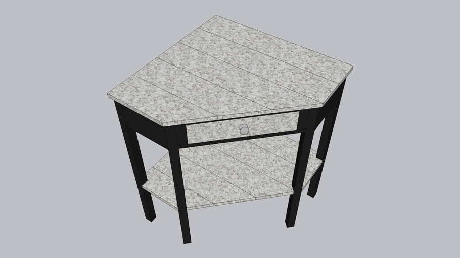 Corner Table- granite top | 3D Warehouse