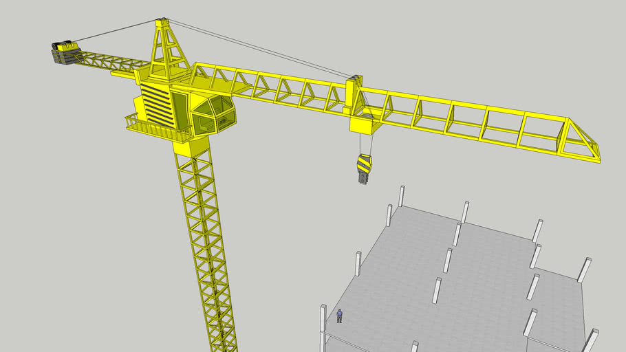 Tower Crane Machine | 3D Warehouse
