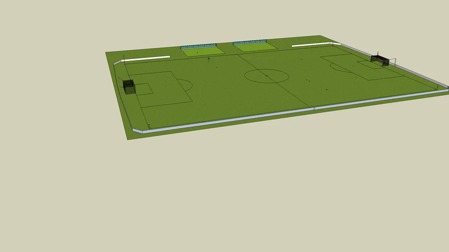 soccer field or football pitch | 3D Warehouse