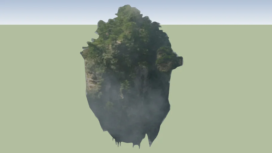 Avatar land,Pandora mountain 2D | 3D Warehouse