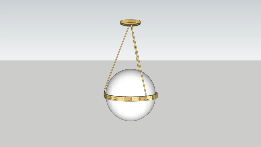 GLOBE CEILING LIGHT | 3D Warehouse