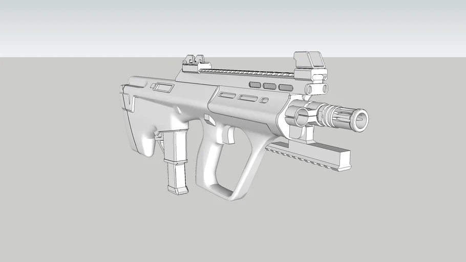 AUG smg - Call of Duty Modern Warfare (2019) | 3D Warehouse